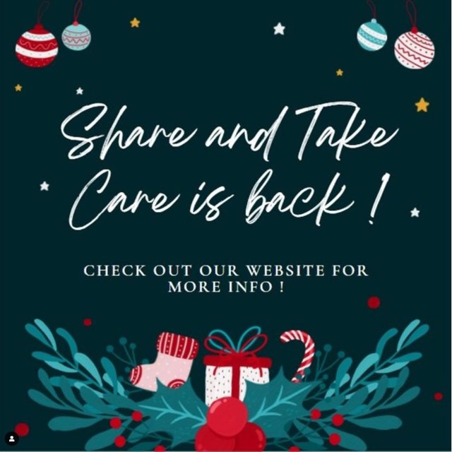 Share and Take Care during the Christmas Holiday