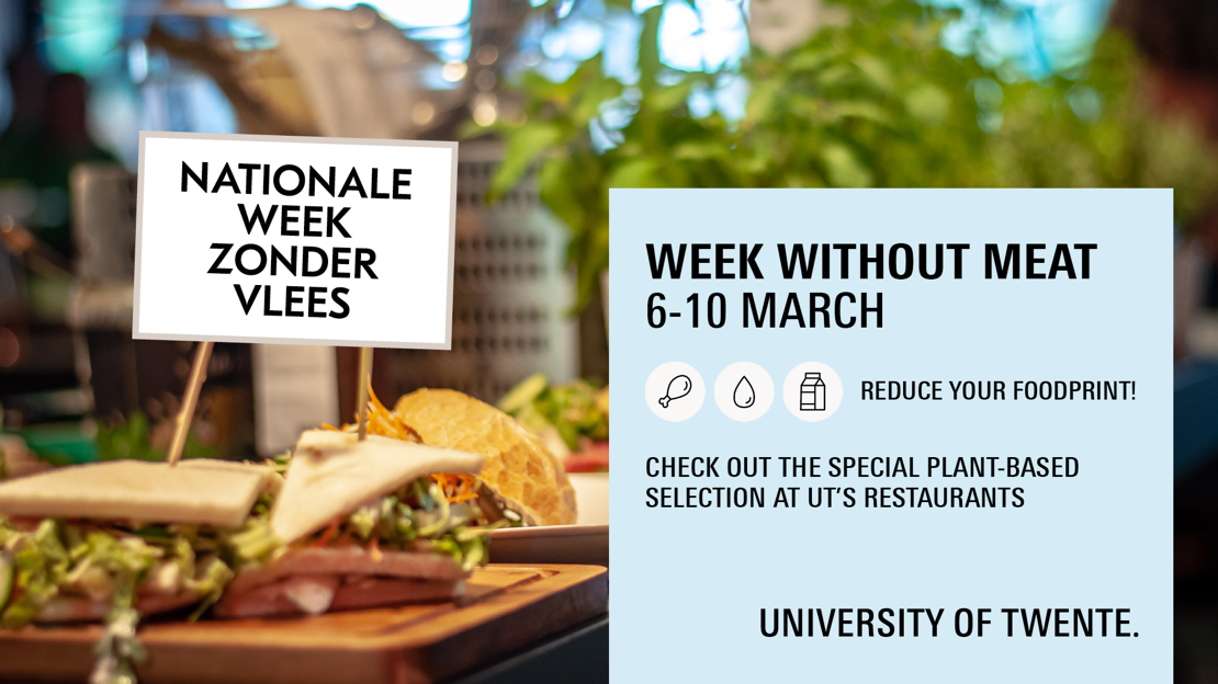 Week without meat at UT: special plant-based selection in UT canteens