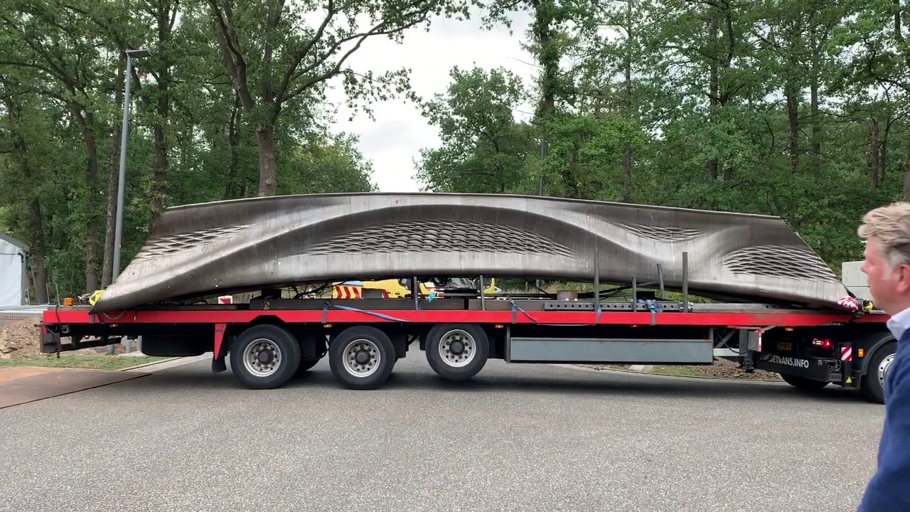 World's first metal 3D-printed bridge at UT campus for test phase