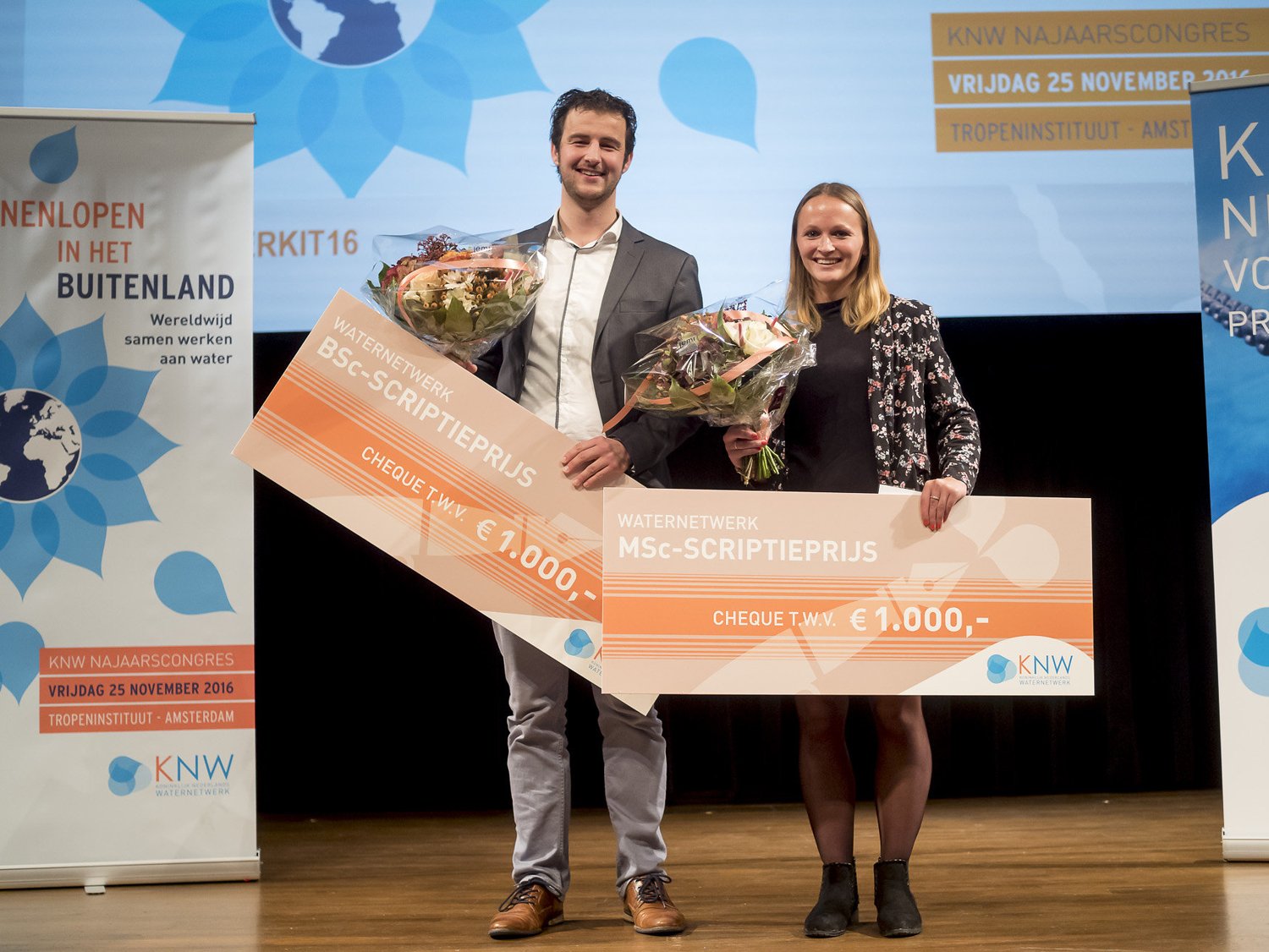 Thesis Awards for Kees van Ginkel and Anouk Bomers
