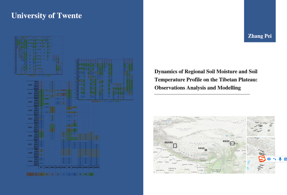 PhD Defence Pei Zhang | Dynamics of Regional Soil Moisture and Soil ... PhD Defence Pei Zhang | Dynamics of Regional Soil Moisture and Soil ...