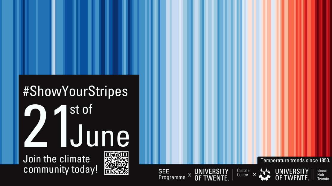 Show Your Stripes Day: join UT’s sustainability community