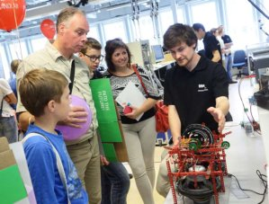 Open lab in the Robotics and Mechatronics lab