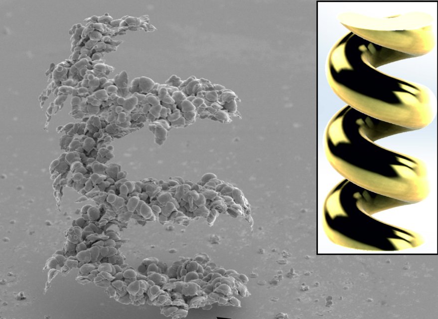 Gold 'micro jewels' from the 3D printer