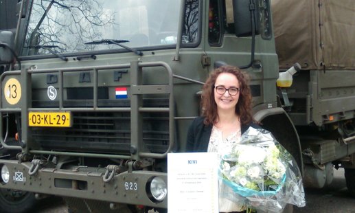 Justyna Chromik wins second prize at annual Kooy Symposium