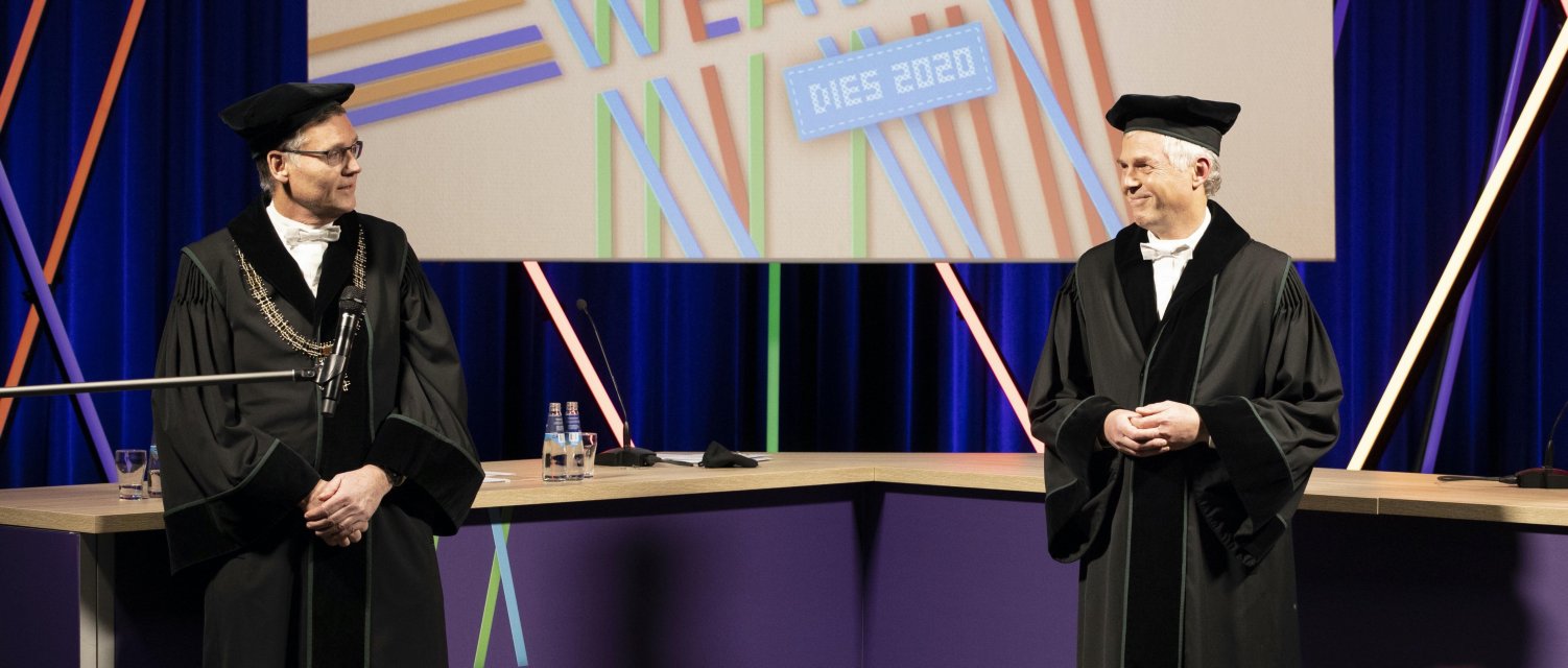 Tom Veldkamp inaugurated as UT's new Rector Magnificus